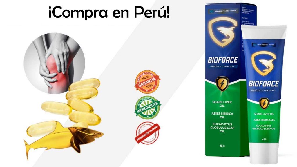 Bioforce crema en Perú: para que sirve, como funciona, componentes